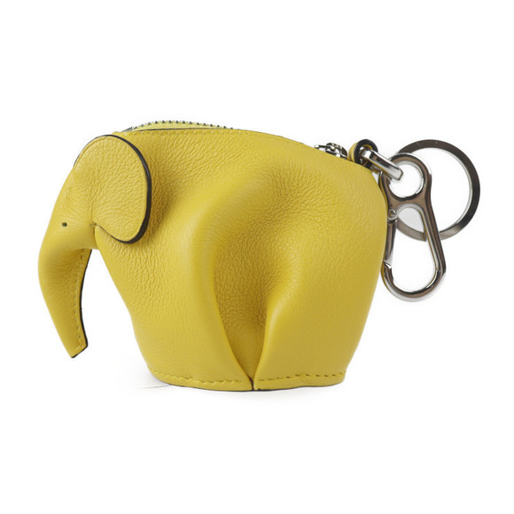 Loewe | Bags | Loewe Elephant Leather Coin Purse Yellow Keychain | Poshmark